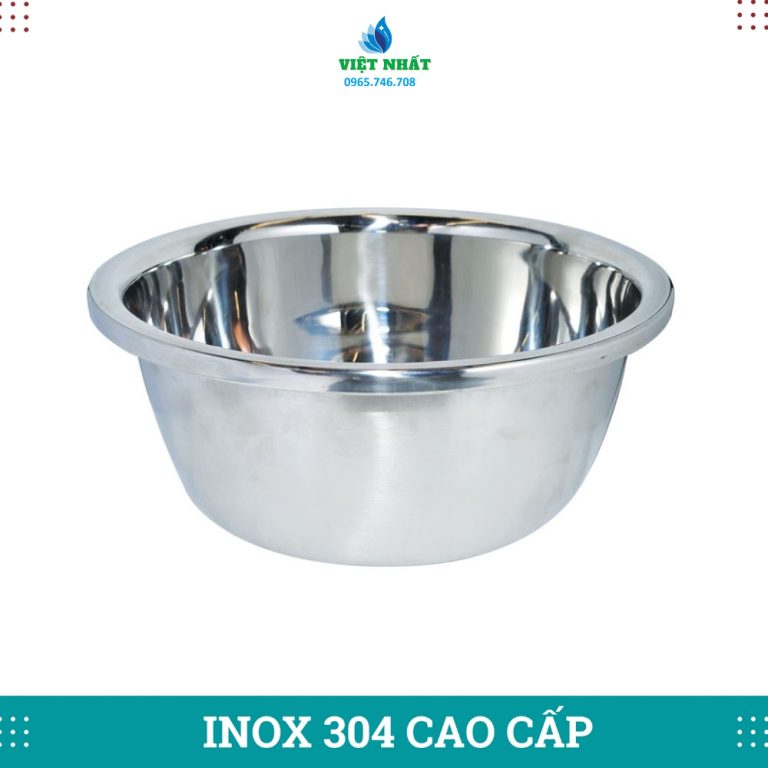 Bảng Báo giá Thau inox 304 - Bộ Thau Rổ inox 304 Mới Nhất