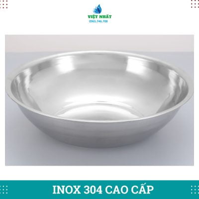 Bảng Báo giá Thau inox 304 - Bộ Thau Rổ inox 304 Mới Nhất