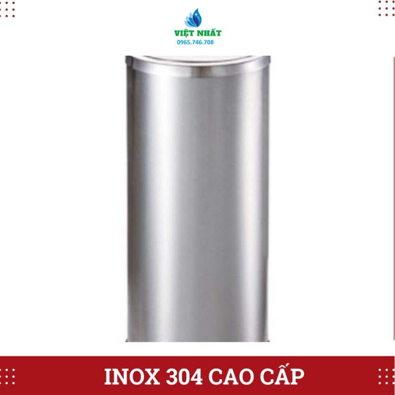 20+ Mẫu Thùng Rác inox Vuông - Thùng Rác inox Tròn Giá Tốt